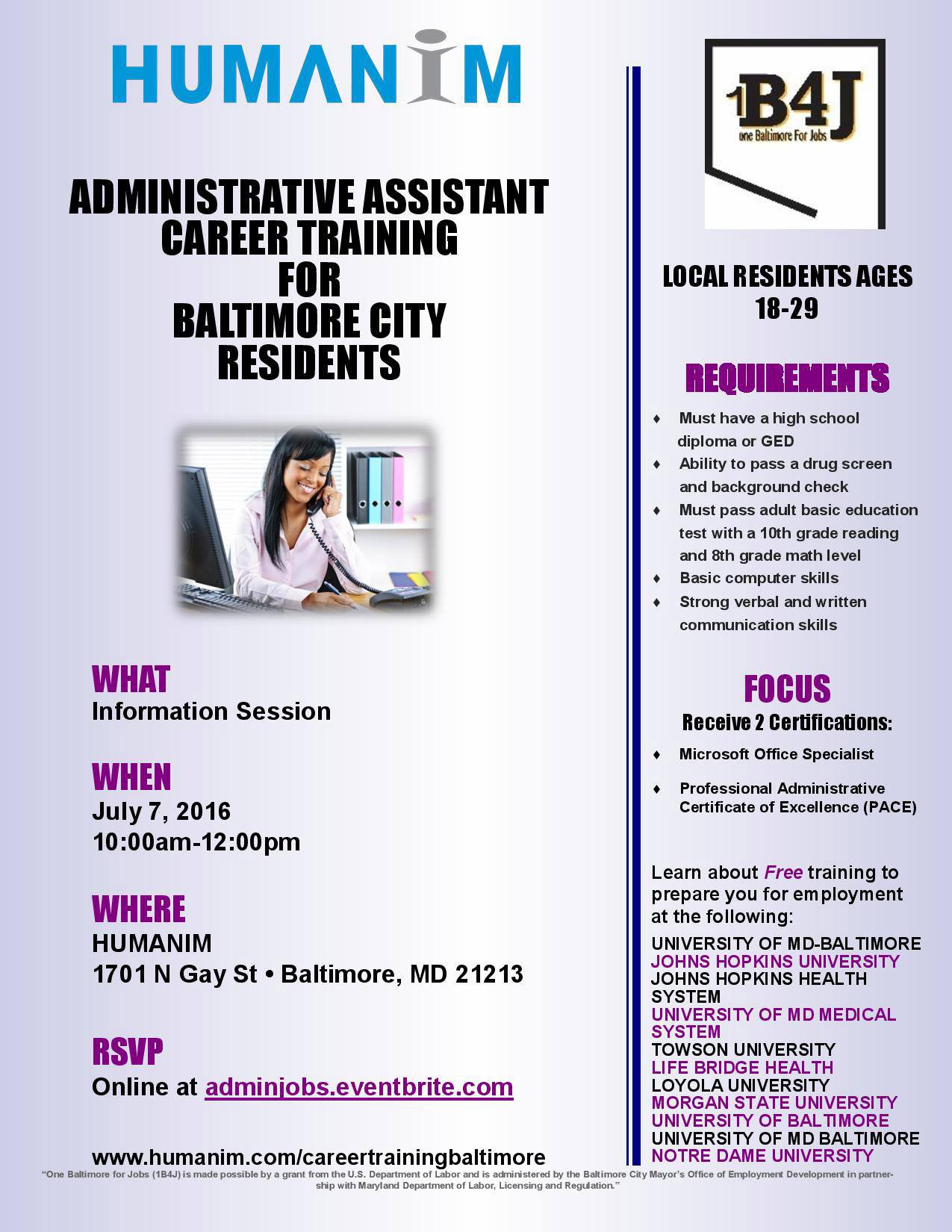 Become a Certified Administrative Professional - Humanim