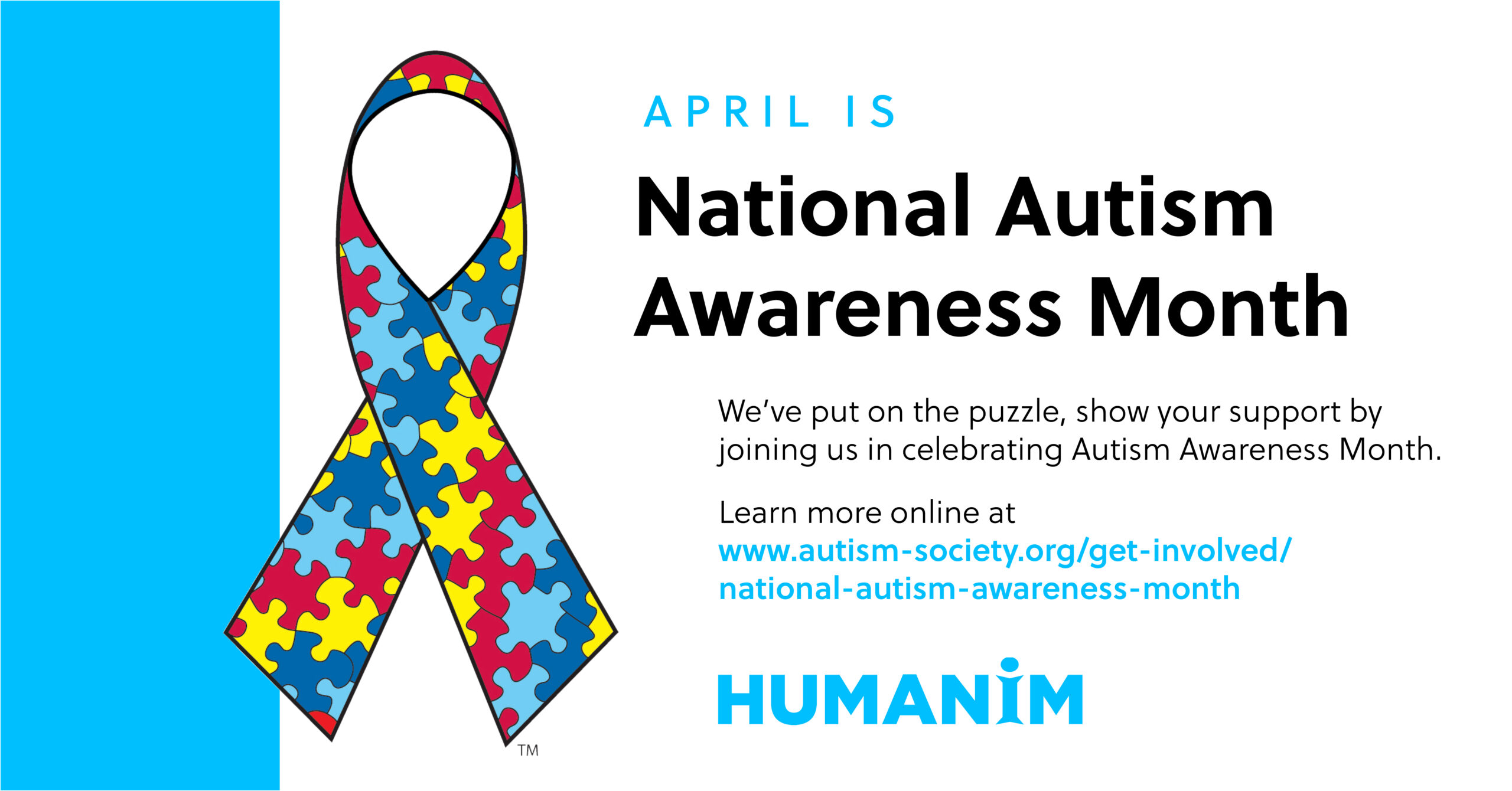 April is Autism Awareness Month - Humanim