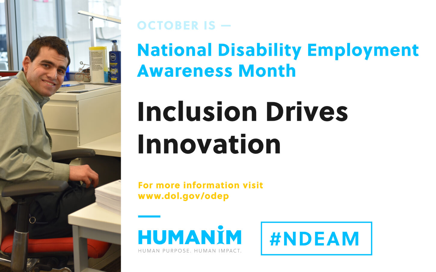 October is National Disability Employment Awareness Month - Humanim