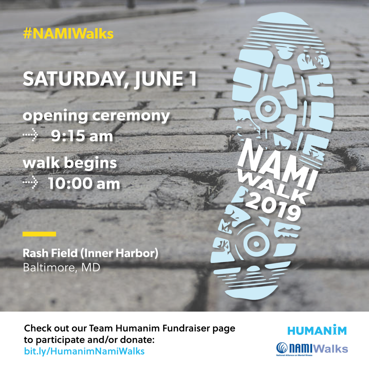 Join Team Humanim for NAMI Walk 2019! - Humanim