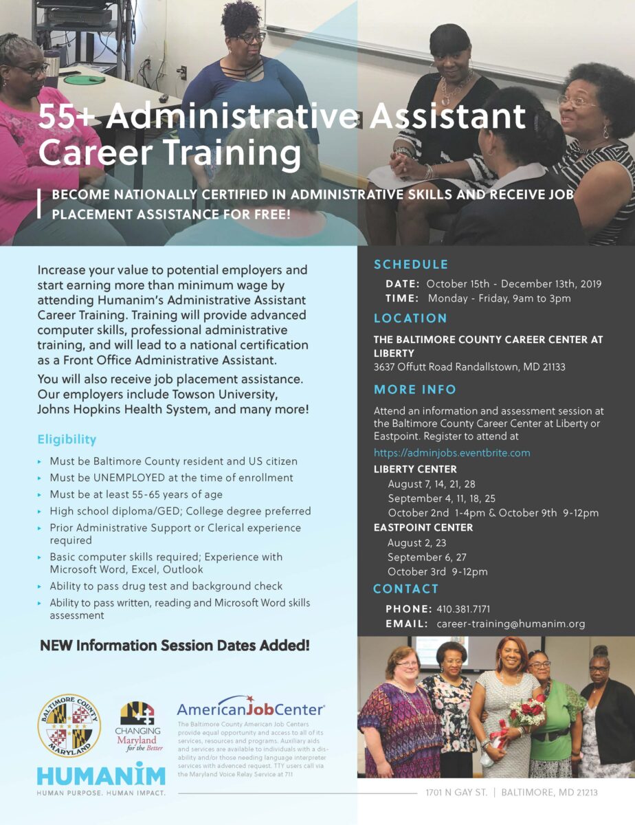 55+Admin_Assistant_Training_Flyer_Fall19_Updated – Humanim