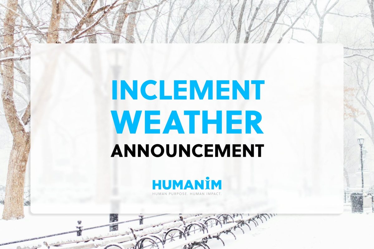 Inclement Weather Announcement for Thursday Feb. 6, 2025 - Humanim